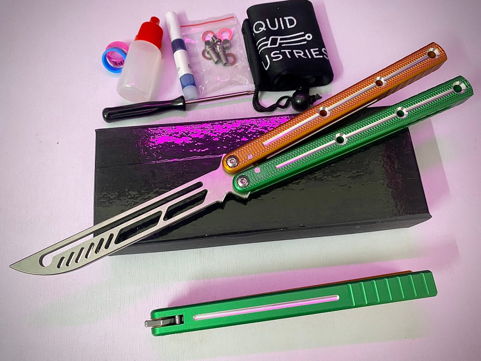 (Krake Raken) Kraken V3 Tengjiada Balisong Trainer - hicokeobalisong.com